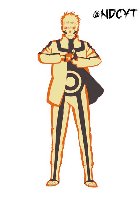 Hokage Naruto Bijuu Mode By Ndcyt On Deviantart