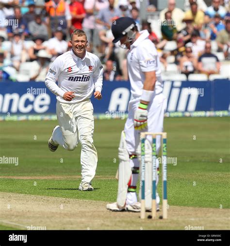 Delight For Tom Craddock As He Takes The Wicket Of Ian Bell Essex Ccc Vs England Lv