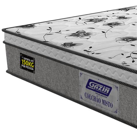 Colchão De Casal Gazin Modelo Stone D33 1 38m Luna Móveis