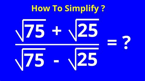 Unlock The Secret To Simplifying Square Roots A Must Know Trick YouTube