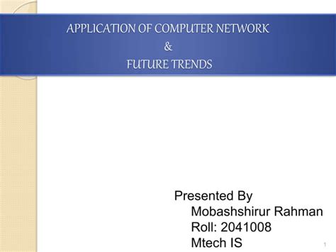 Five Applications Of Computer Network Pptx Internet Computing