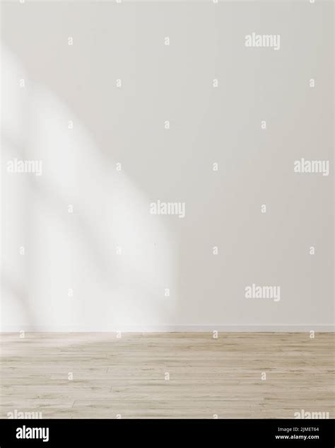 Empty Wall Mock Up Empty Room With White Wall With Sunlight And