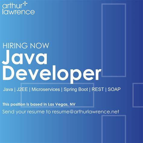 Hiring Recruiting Arthurlawrencejobs Javahiring Javaarchitect