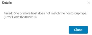 Dell Unity Cannot Add ESXi Hosts To Host Groups User Correctable Dell India