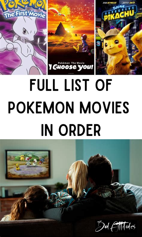 List Of All Pokemon Movies Every Release In Order Artofit