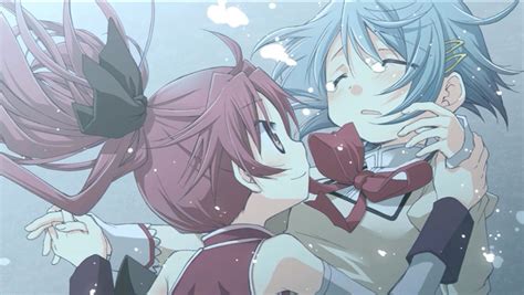 Sayaka Miki X Kyoko Sakura Madoka Magica Anime Madoka Magica