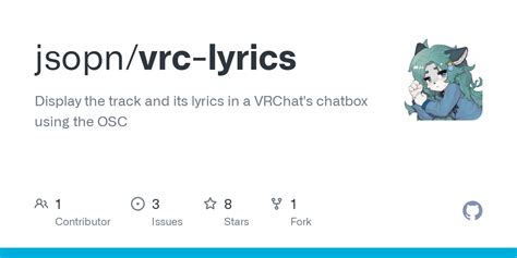 Github Jsopnvrc Lyrics Display The Track And Its Lyrics In A Vrchat