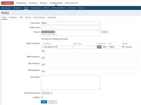 How To Install And Configure Zabbix On Debian 9 Linux Linuxize