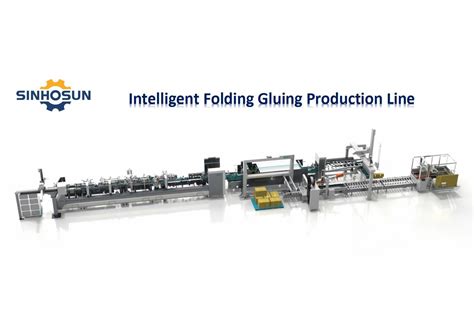 Intelligent Folding Gluing Machine Packing Line With Fully Automatic Packing Solution Folder