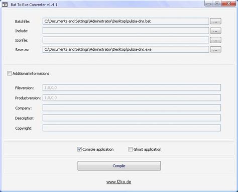 Covertire Uno Script Batch In Un Eseguibile