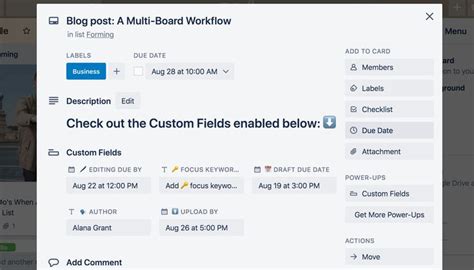 5 Powerful Automation Tricks With Trello Custom Fields And Butler Time Management Tools