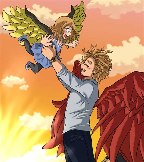 Hawks And Kotori Dad And Daughter Bnha Oc By Akanekahomi On Deviantart