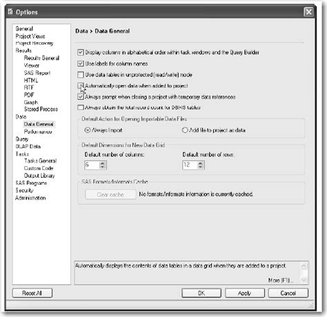 SAS Authors Tip Using The Options Window In SAS Enterprise Guide
