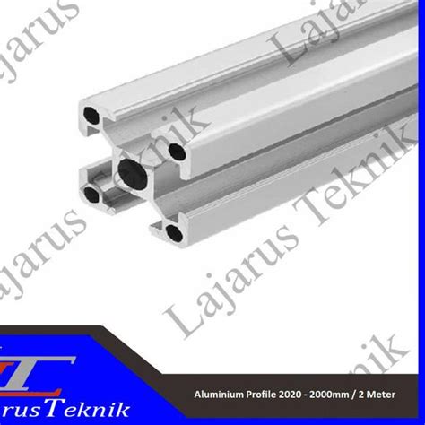 Jual Aluminium Profile 2020 2000mm 2 Meter Shopee Indonesia