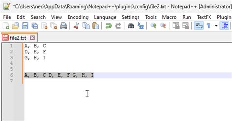 How To Transpose Data In Notepad Rows To Column Code2care