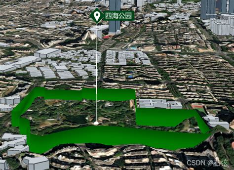 Cesium实现加载面状文件（polygongeometry）绘制墙体（wallgeometry） 源码巴士