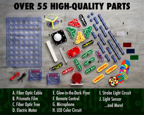 snap circuits light kit quickly create interactive electrical projects