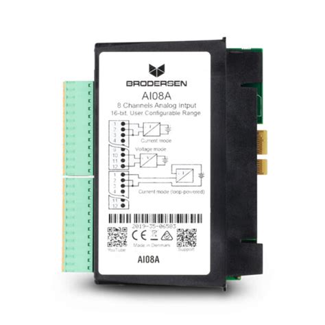 8 Analog Input Module AI08A Interlynx