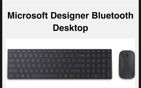 Microsoft Designer Bluetooth Desktop Computers And Tech Parts And Accessories Computer Keyboard