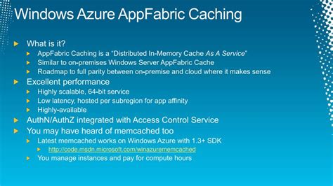 Ppt Tips And Tricks Low Latency Web Applications On The Windows Azure