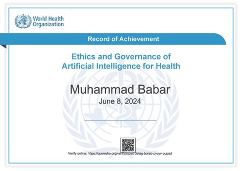 Muhammad Babar On Linkedin Healthcareai Professionaldevelopment Muhammad Babar On Linkedin Healthcareai Professionaldevelopment