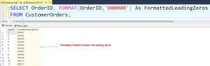 How To Format Numbers With Leading Zeros In SQL Server
