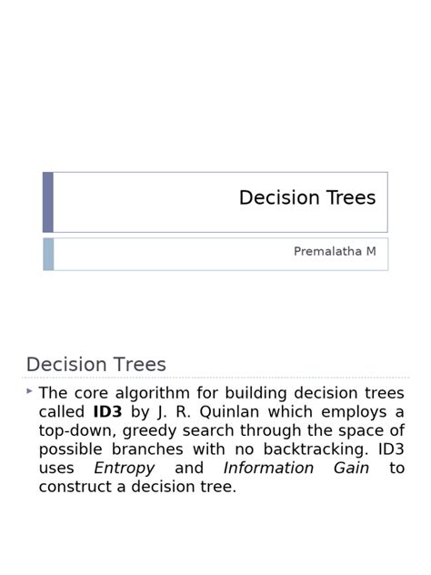 Decision Trees Pdf Machine Learning Theoretical Computer Science