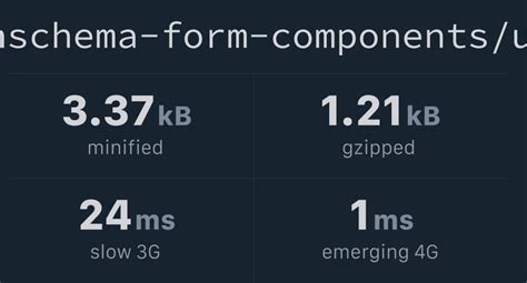 React Jsonschema Form Componentsupload Bundlephobia