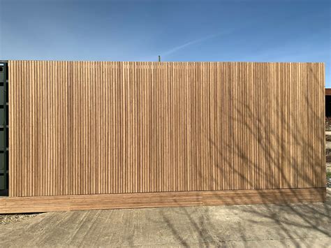 Custom Container Cladding Moso Bamboo Surfaces