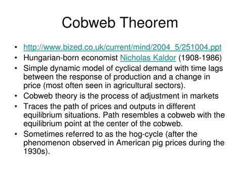 Ppt Market Equilibrium And Cobweb Theorem Powerpoint Presentation