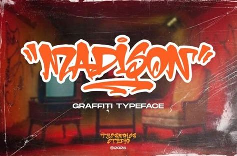 Madison Grafitti Font Freedafonts