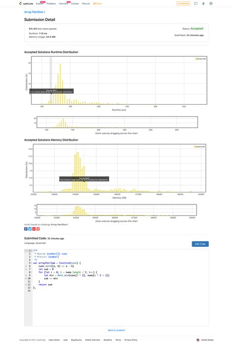 Leetcode 561array Partition I By I Caught A Code I Caught A