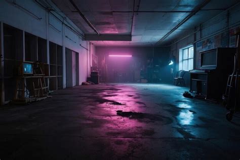 Premium Photo Empty Studio Room