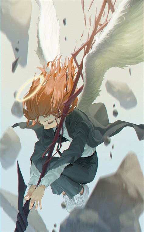 Angel Devil Chainsaw Man Drawn By Black Cat Danbooru