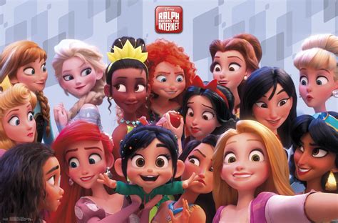 Disney Wreck It Ralph Ralph Breaks The Internet Princess Wall Poster X Walmart Com