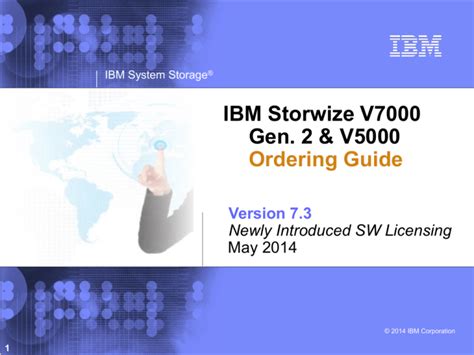 IBM Storwize V7000 V5000 Ordering Guide New Licensing