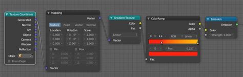 Node Editor How Can You Use Color Ramp To Affect Emissive Shader