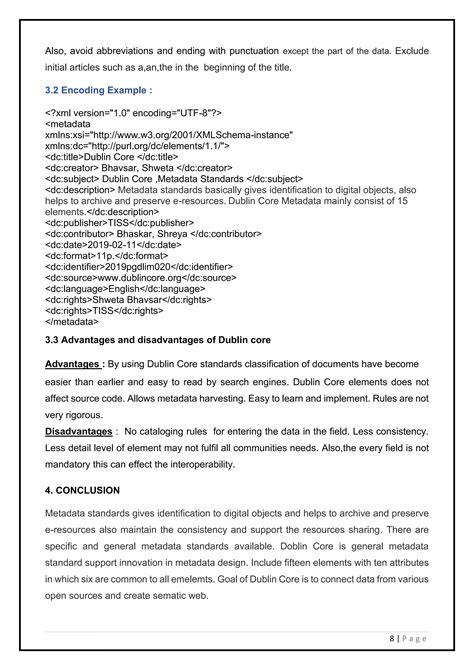 What Are Metadata Standards Explain Dublin Core In Detail Pdf