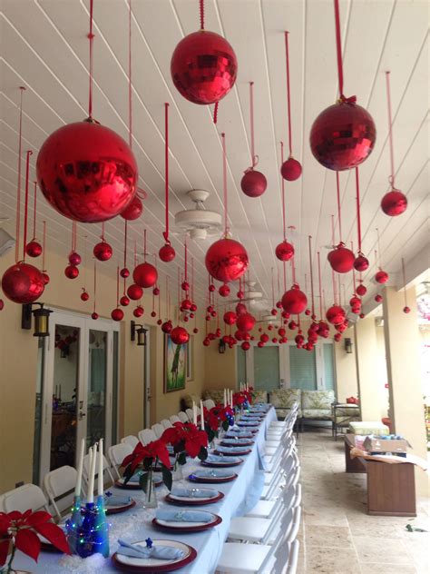 Christmas Ornaments Hung On The Roof Roof Top Christmas Decorations
