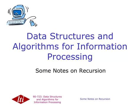 Ppt Data Structures And Algorithms For Information Processing Powerpoint Presentation Id3807644