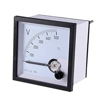Uxcell AC V Analog Panel Voltage Gauge Volt Meter Error Margin Amazon In