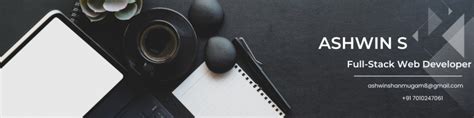 Ashwin S Aspiring Fullstack Developer Htmlcss Js Bootstrap Java Python Csql Dsa