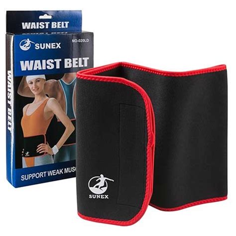 Пояс для похудения неопреновый, 28x102см, цвет черно красный 423/030LD ...