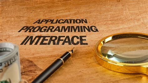 Concept Technology Development Phrase Words Text Application Programming Interface Api Written