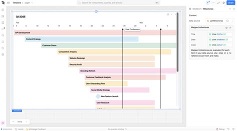 Getting Started With The Timeline Component Retool Docs