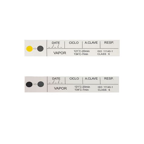 Sterilization Monitoring System Class 6type 6 Chemical Steam Indicator