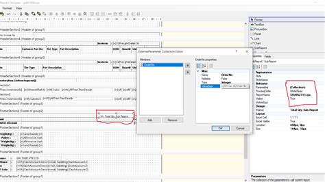 Why Is Data Not Passing From The Sub Report To The Main Report Community