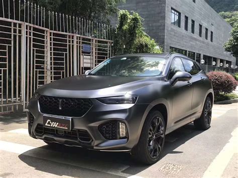 VV7汽车改色电光金属太空灰百万豪车即视感战衣 搜狐汽车 搜狐网