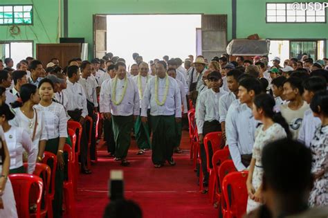 ပြည်ထောင်စုကြံ့ခိုင်ရေးနှင့်ဖွံ့ဖြိုးရေးပါတီ ဥက္ကဋ္ဌ ဦးခင်ရီ ပဲခူးတိုင်းဒေသကြီး အရှေ့ပိုင်း ပ