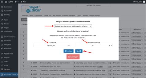 Tutor Lms How To Export And Import Courses Using Csv Wp Sheet Editor